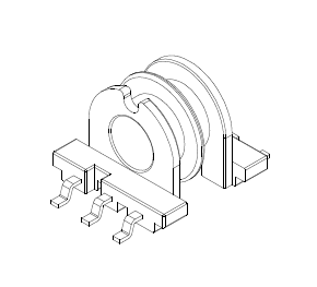 EP7 SMD Bobbin, 3+3 Pins, 2 Section - Transformer & Inductor materials ...