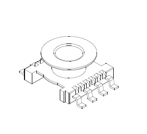 ER7.5 SMD Bobbin, 4+4 Pins - Transformer & Inductor materials and ...